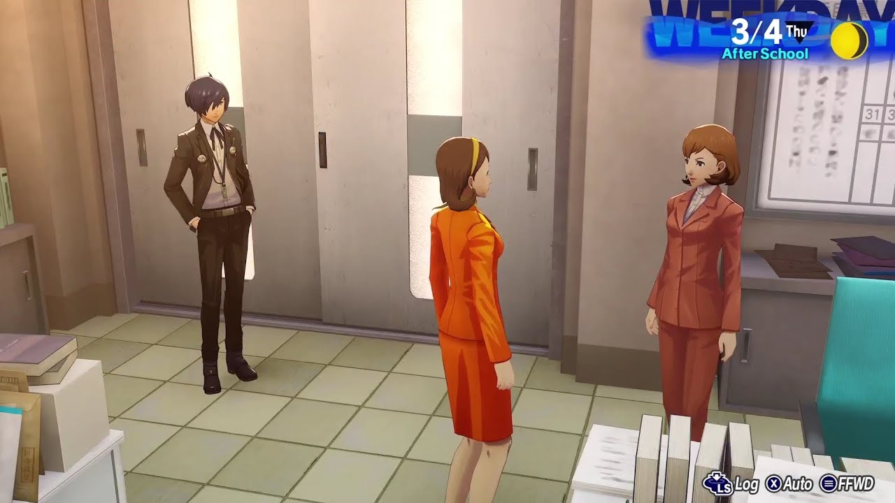 Persona 3 reload. Last time meeting ms toriumi - YouTube