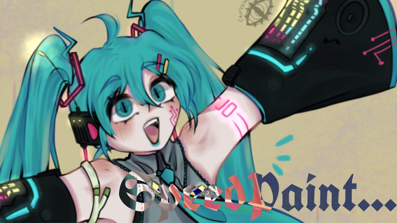 SpeedPaint n°54 - My Hatsune Miku Sona - YouTube