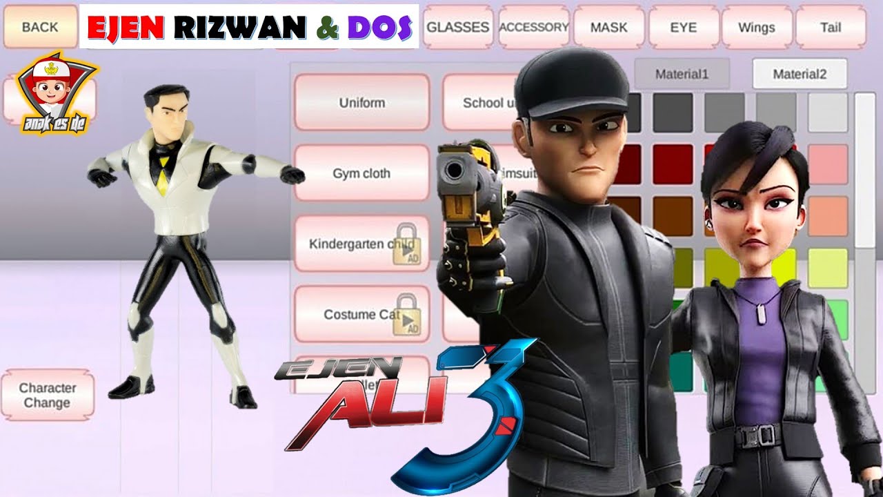 Ada Karakter baru EJEN RIZWAN & DOS "SEASON 3" di | SAKURA SCHOOL ...