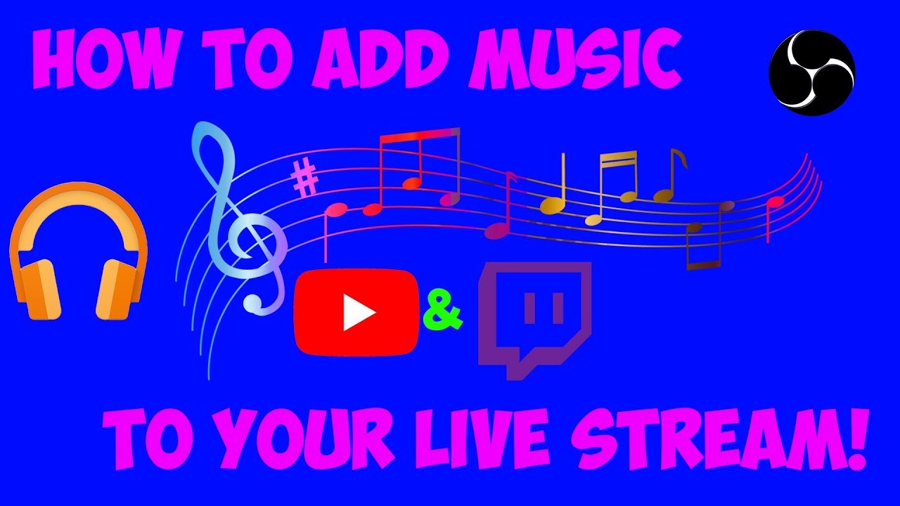 How To Add Music To Your Live Stream! 2021! - YouTube