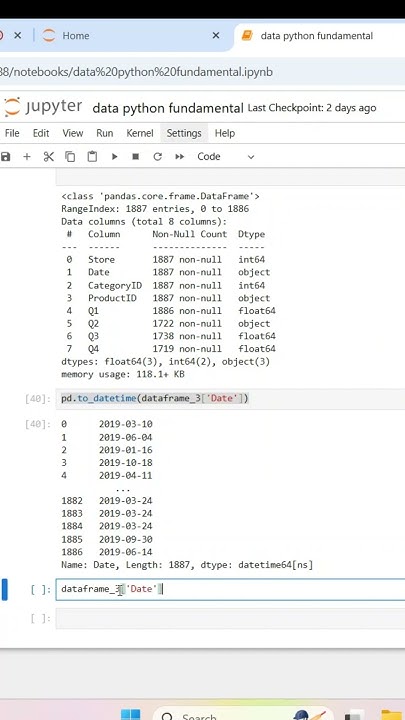 change date format in python #datascience #windows #pythonessperspective - YouTube