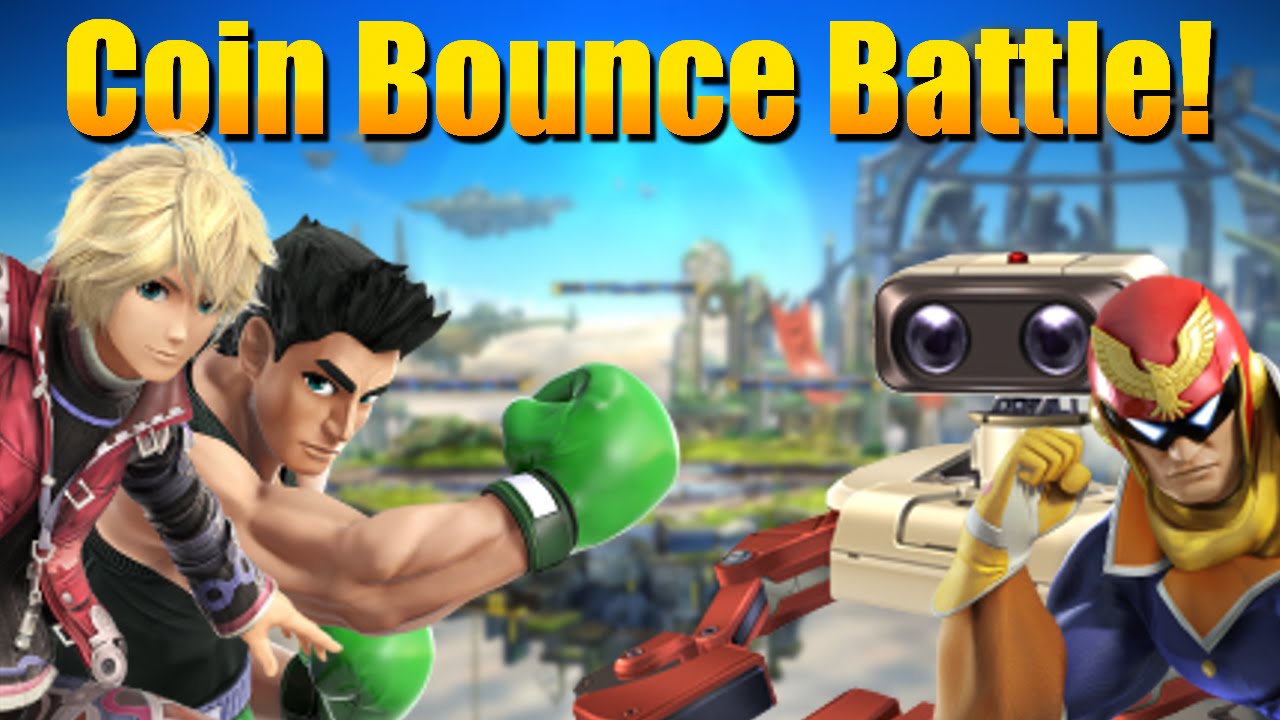 Smash Bros Wii U: Coin Battle Bounce with Shulk, Little Mac, ROB and ...