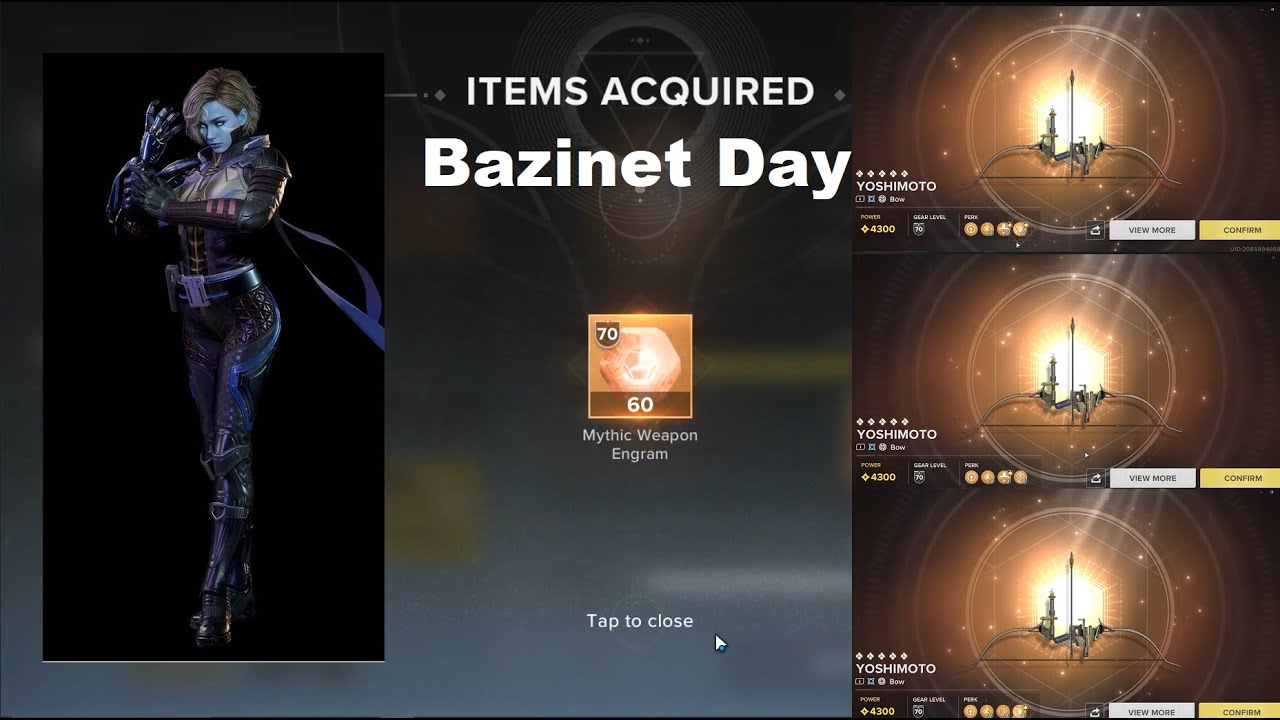 Destiny: Rising - Bazinet Day - Week of Oct 6, 2025 - YouTube
