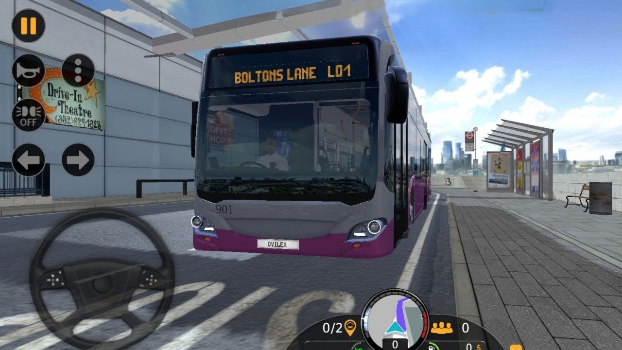 London Coach Bus Driving Simulator - Euro Bus Simulator 2025 Gameplay ...