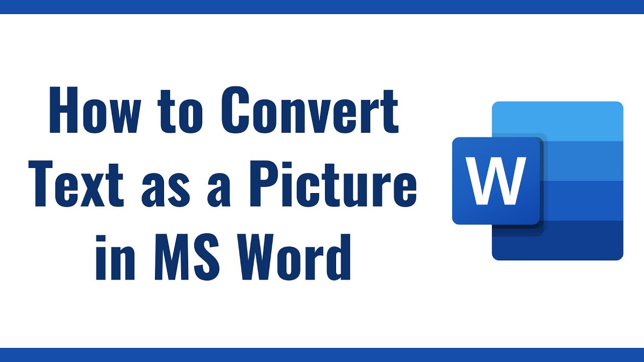 How To Convert Text As A Picture In MS Word YouTube how-to-convert-text-as-a-picture-in-ms-word-youtube
