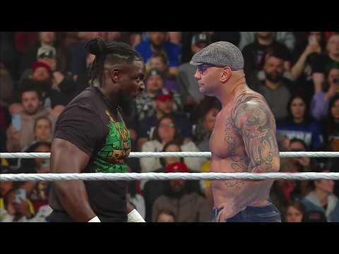 WWE Batista Returns & Absolutely Destroys Oba Femi, Raw Smackdown Highlights Today