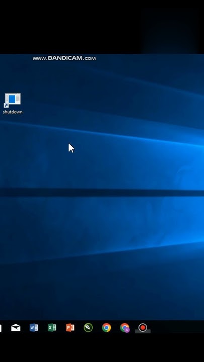 How to Add a shutdown Button to your Desktop in window 10 #shortsvideo #video - YouTube