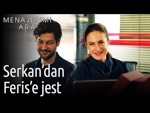 Menajerimi Ara 28. Bölüm - Serkan'dan Feris'e Jest