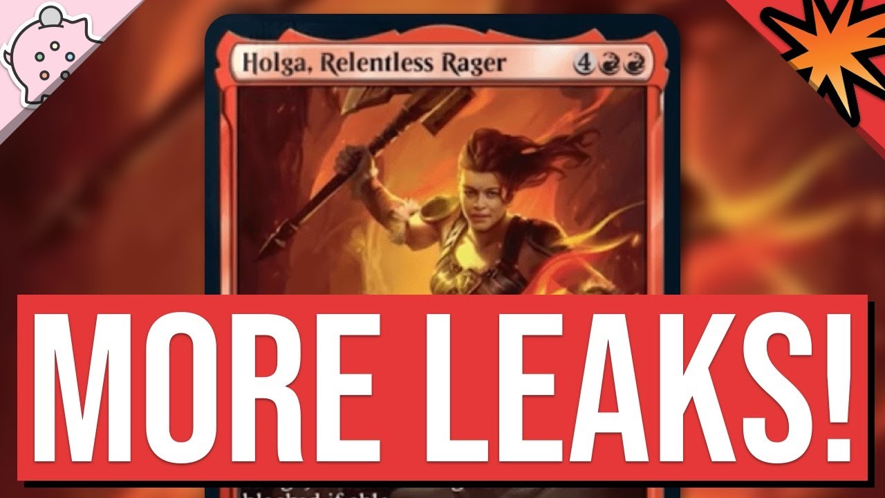 More Exciting Leaks! | Holga, Relentless Rager | Universes Beyond D&D ...