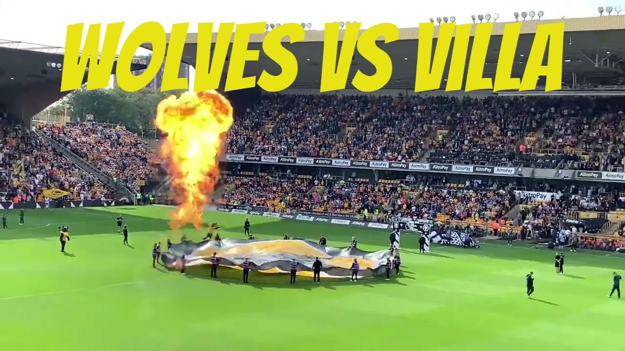 Wolves v Villa - Walk Out - Hi Ho Wolverhampton - YouTube
