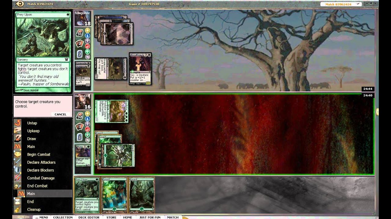 Block- Fight Club vs Zombies mtgo - YouTube