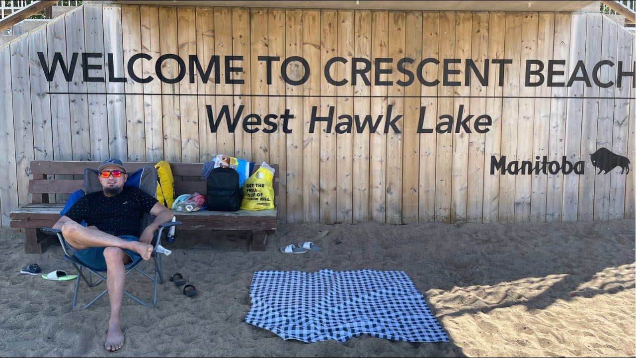 CRESCENT BEACH - WEST HAWK LAKE l FAMILY VLOG - YouTube