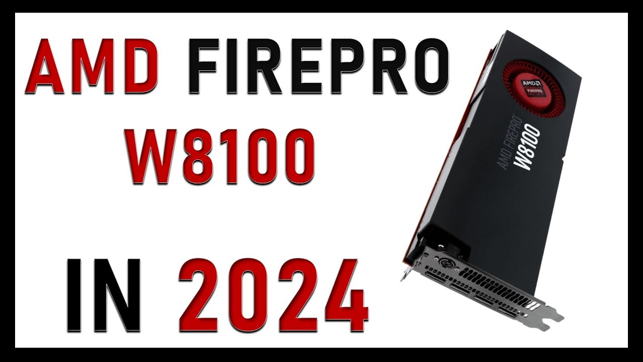 AMD FIREPRO W8100 IN 2024 - YouTube