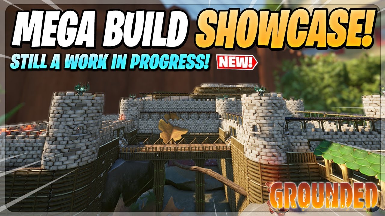 Mega Build Is Taking Shape! | Grounded NG+1 Playthrough - Part 14 - YouTube