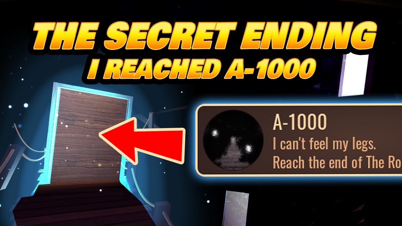 I Reached The Secret Ending A 1000 In Roblox Doors YouTube