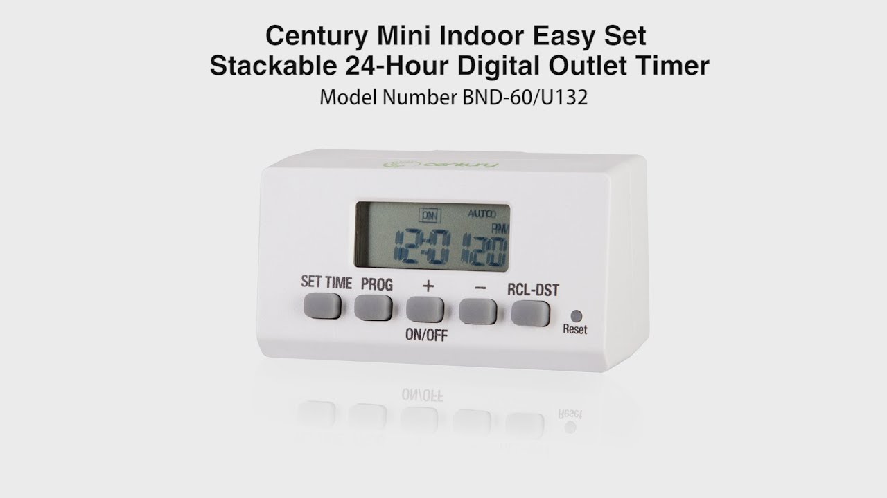 BN LINK Mini Indoor Easy Set Stackable 24 Hour Digital Outlet Timer BND bn-link-mini-indoor-easy-set-stackable-24-hour-digital-outlet-timer-bnd