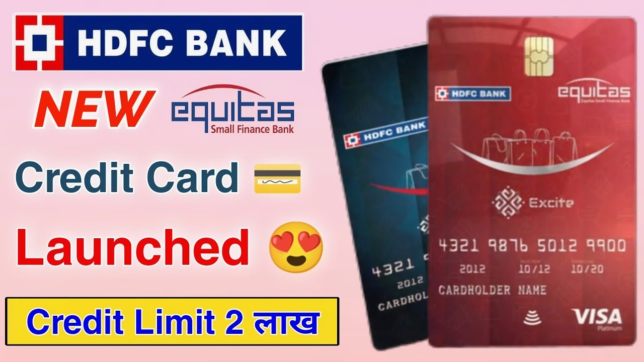 Equitas Bank New Credit Card Launched with HDFC Bank | Equitas Hdfc ...