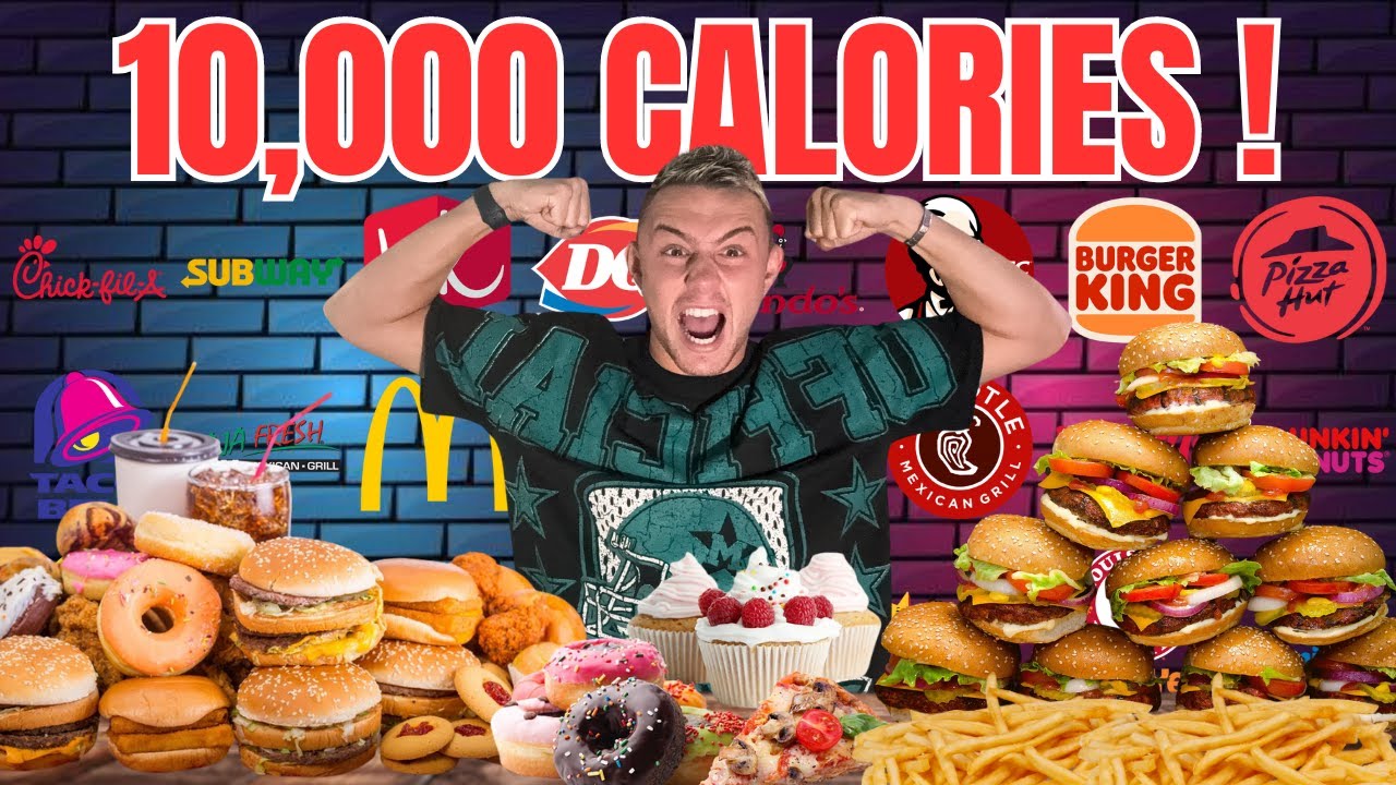 THE 10,000 CALORIE CHALLENGE | EPIC CHEAT DAY - YouTube