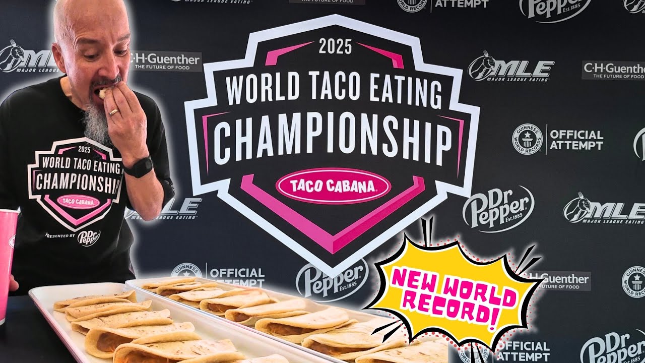 2025 World Taco Eating Championship – New World Record - YouTube
