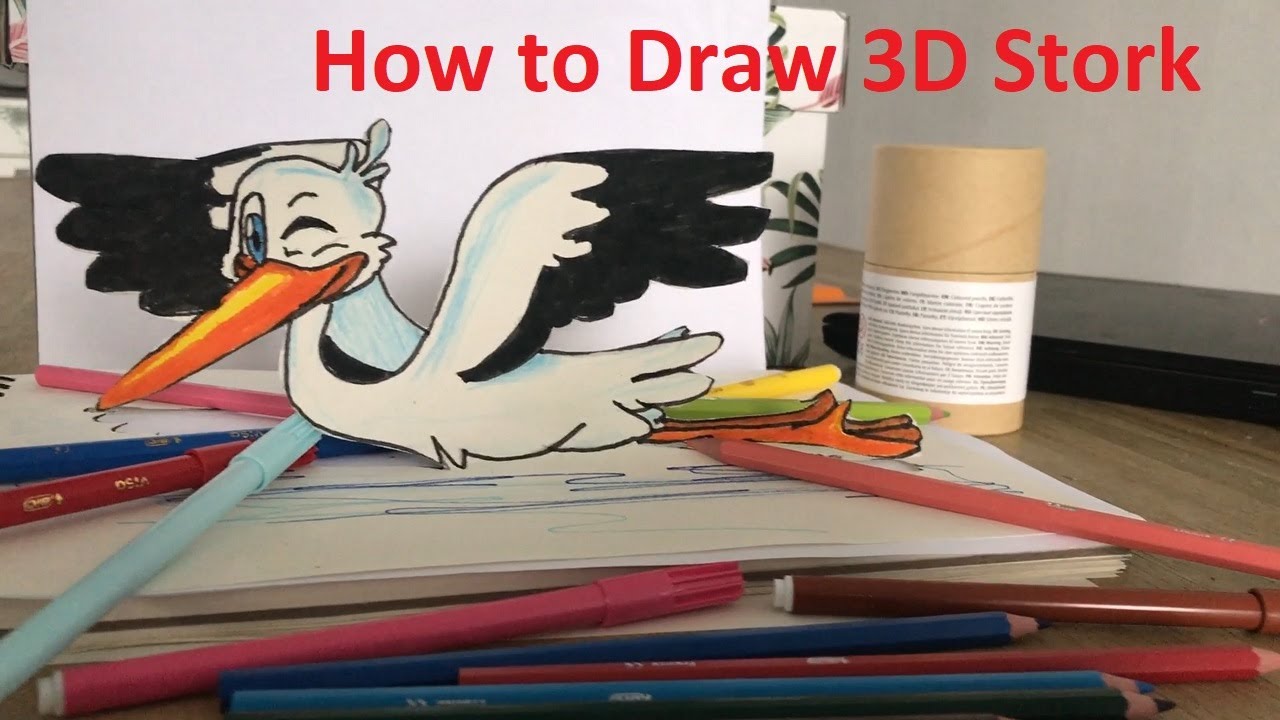 Speedy Drawings: How to Draw Bird, Drawing Bird 3D, Step by Step ...