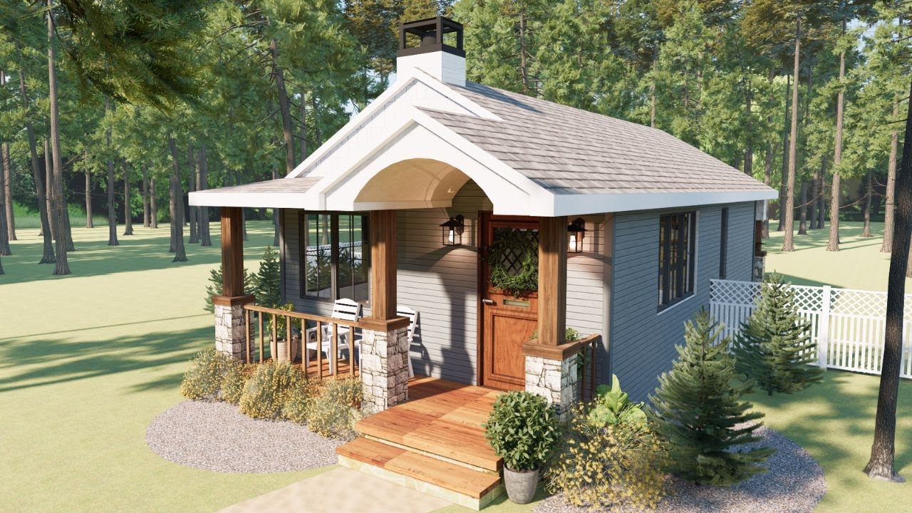 40m2 (450 sqft) | Cozy and Adorable Tiny House Living - YouTube