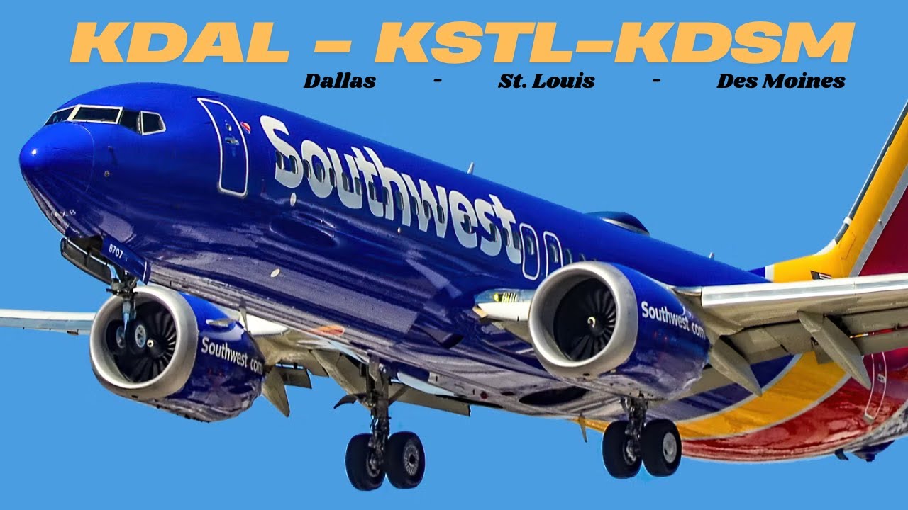 Msfs Live Southwest Virtual Airlines Kdal Kstl Kdsm Pmdg 737