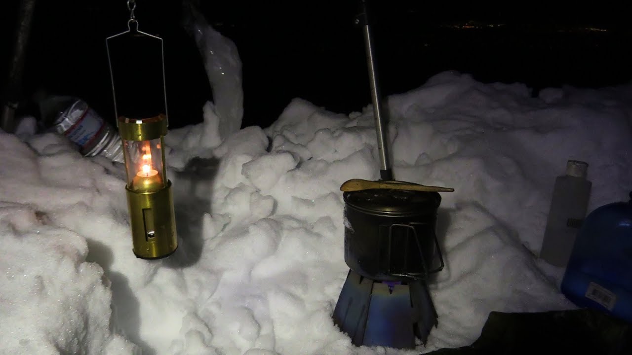 Cowboy camping in the snow on Baden Powell - YouTube