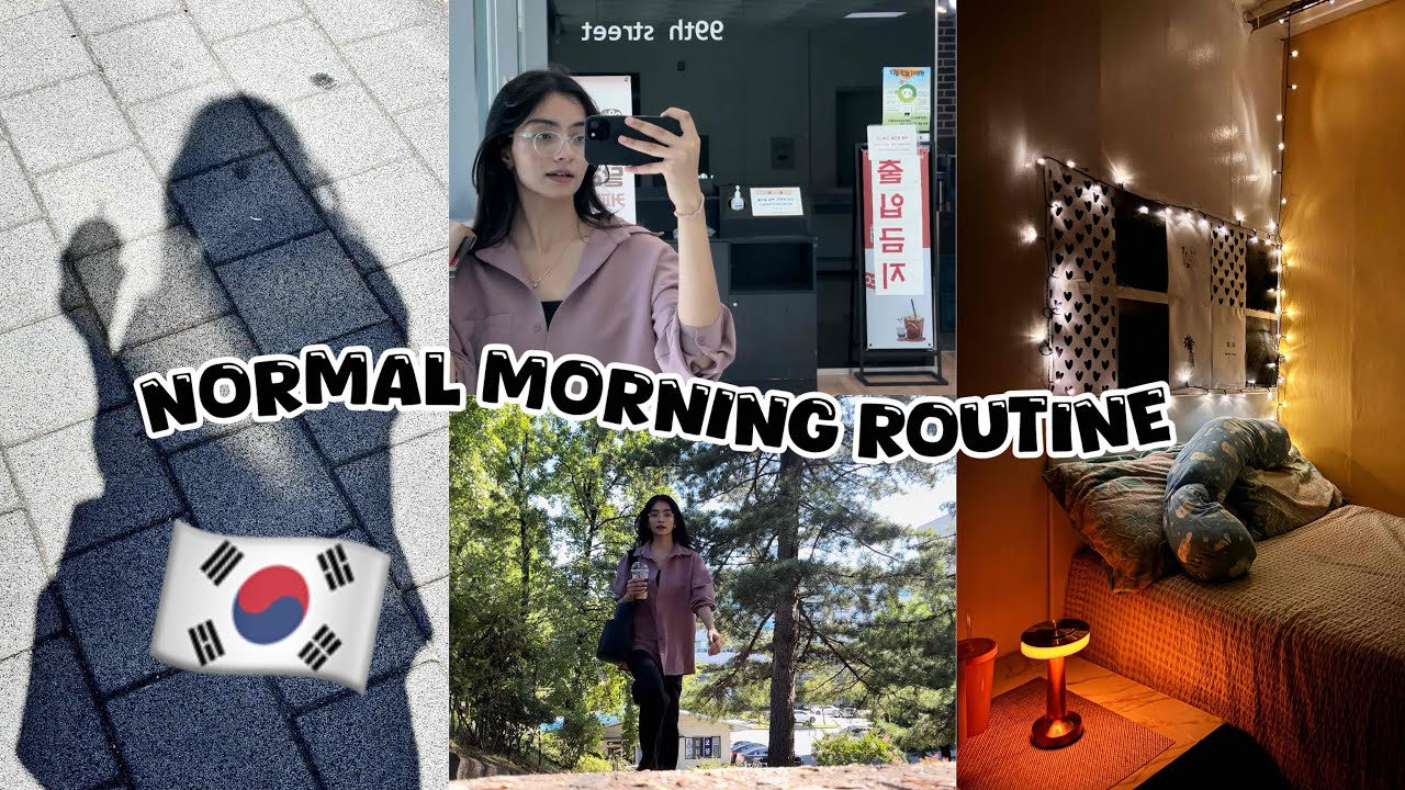 Normal morning routine in korea 🇰🇷 ep2 / life of Indian 🇮🇳 student in ...
