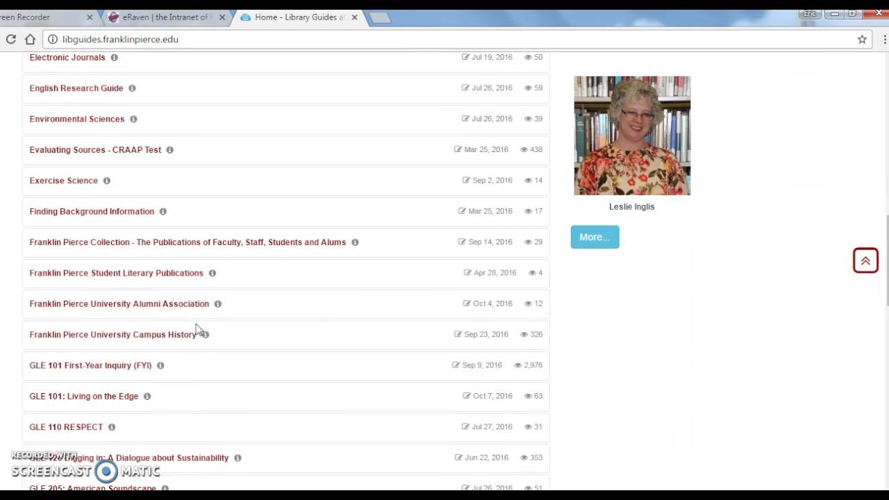 Navigating Library Website - YouTube