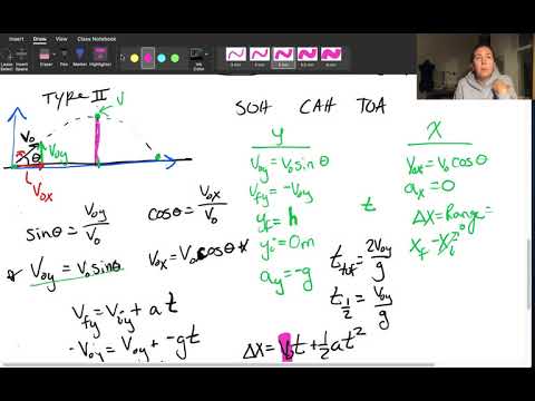 Kinematics: Projectiles Type II General - YouTube