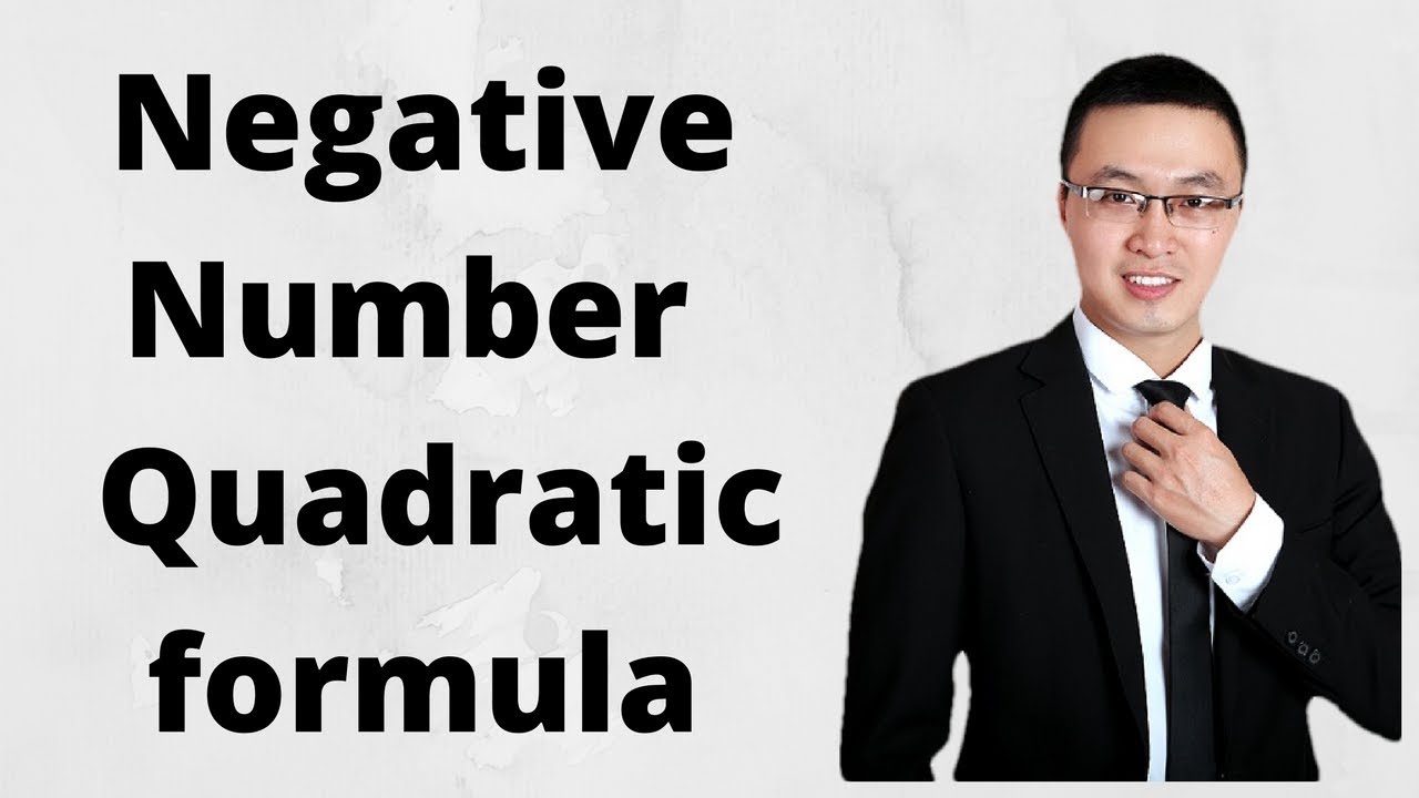 Quadratic Formula For Solving With Negative Number A b c In Quadratic Equation Learn Math In Quadratic Formula For Solving With Negative Number A b c In Quadratic Equation Learn Math In