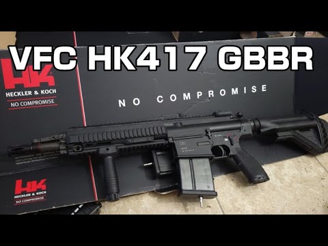 VFC/Umarex HK417 GBBR Review and Chrono - YouTube
