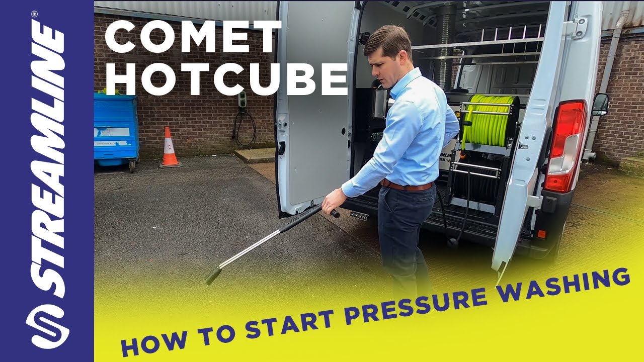 Pressure Washing Like a PRO | How to Start Your Hotcube Pressure Washing System - YouTube