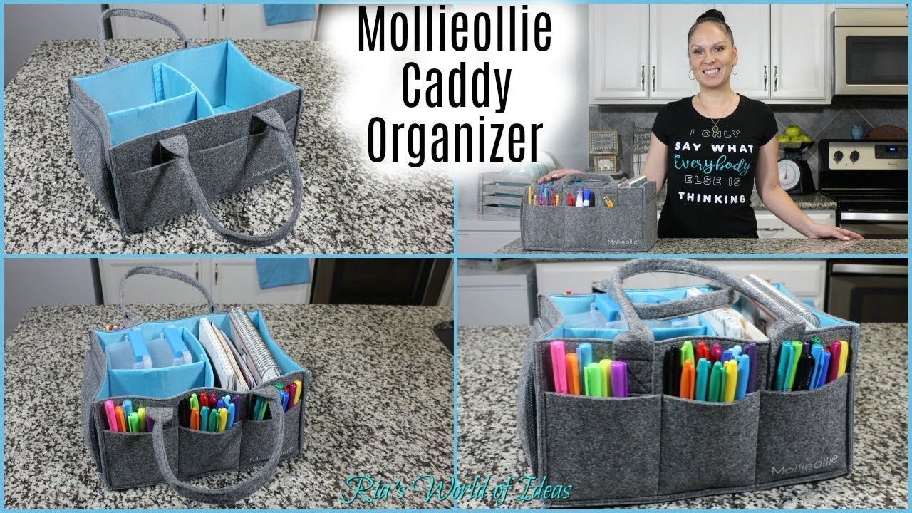 My New Work Caddy Bag | Mollieollie Caddy Organizer Product Review ...