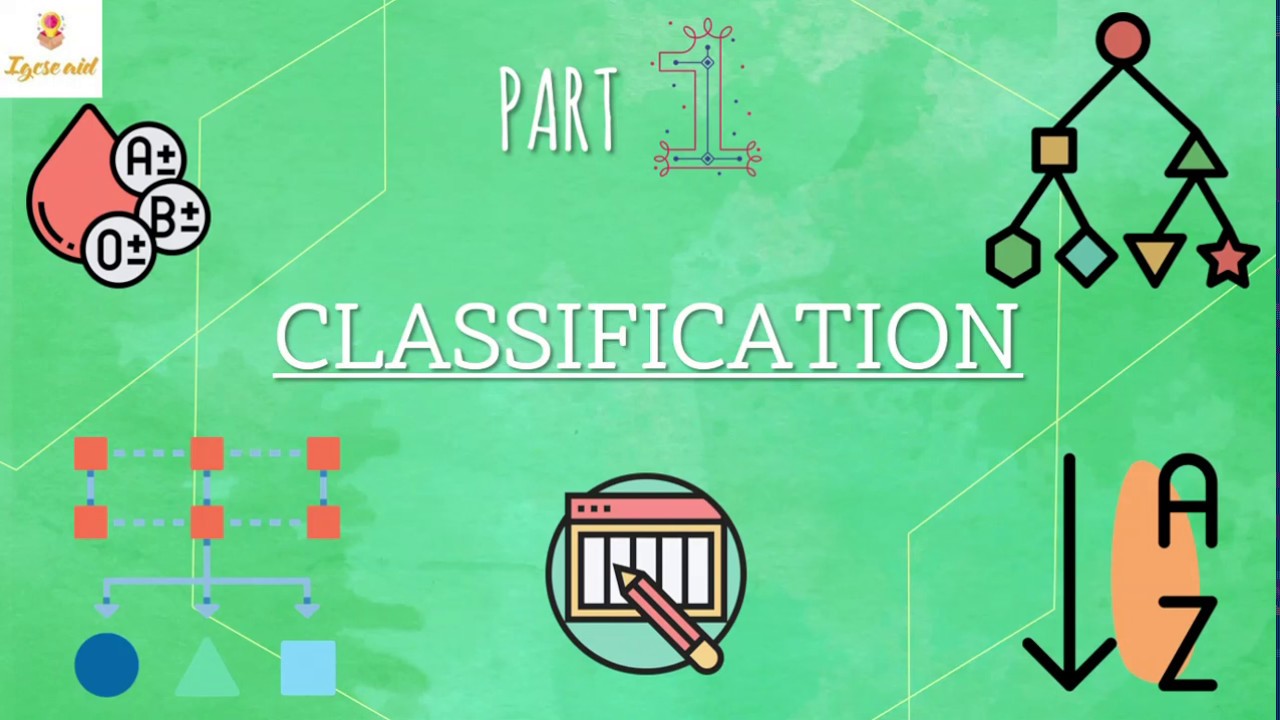 Chapter 1 CLASSIFICATION IGCSE Biology | PART 1 - YouTube