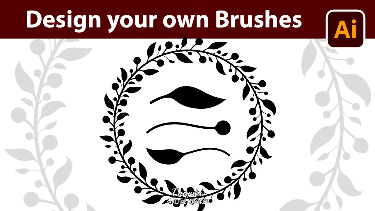 How to make custom brushes in Adobe Illustrator - YouTube