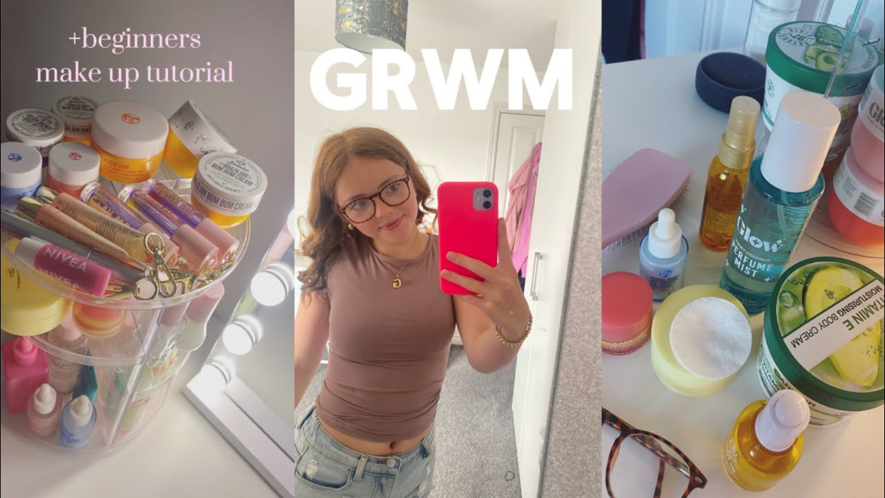 GRWM +make up tutorial!! #makeuplook #makeuptutorial #grwm - YouTube