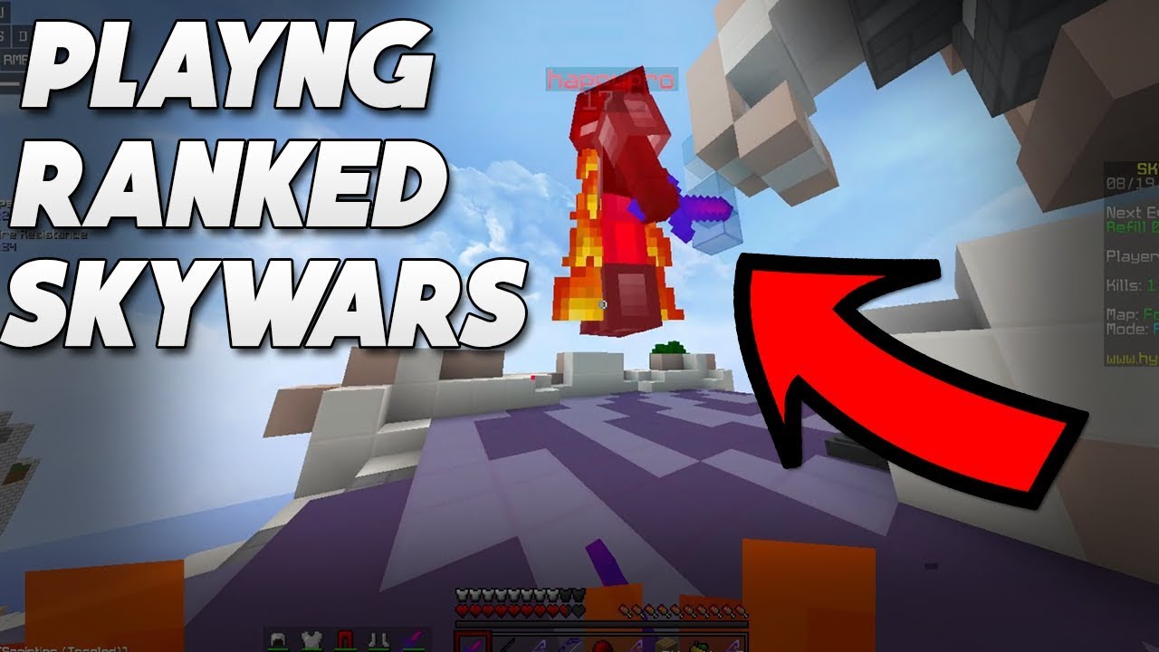 FIRST TIME PLAYING RANKED SKYWARS IN HYPIXEL | Hypixel Skywars - YouTube