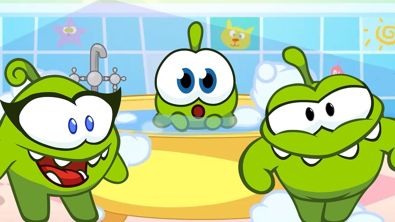 Bath Song With Om Nom Family | Nursery Rhymes for Babies | HooplaKidz ...
