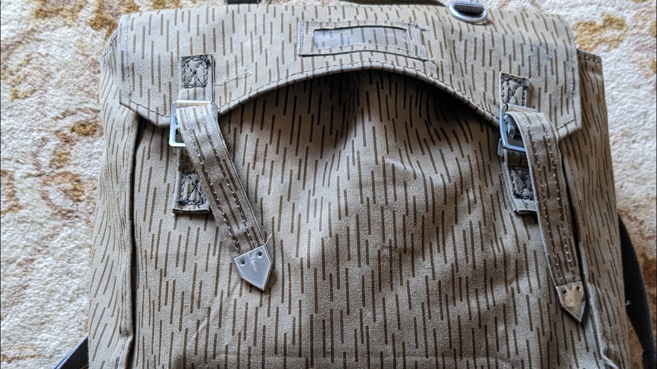 east German backpack - YouTube