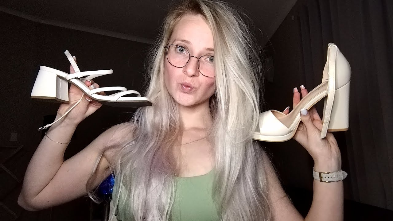 ASMR HEELS TAPPING & SCRATCHING👠 (mouth sounds included) - YouTube