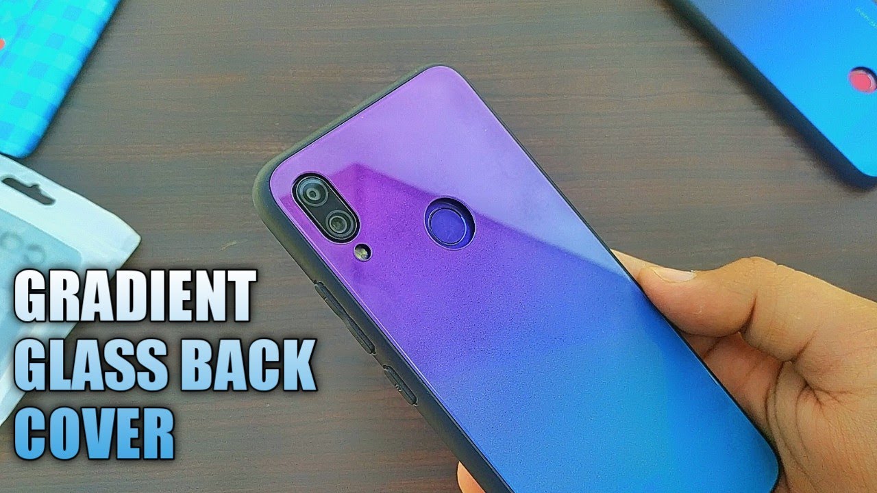 Redmi Note 7 Pro | Gradient Glass Back Cover | MI GLASS COVER | REDMI ...