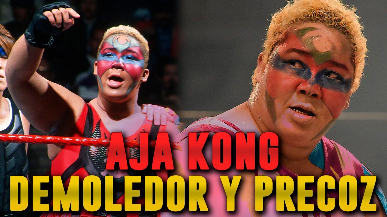 EL FUGAZ PASO de AJA KONG en WWE | SWEET WRESTLING WWE 2023 - YouTube