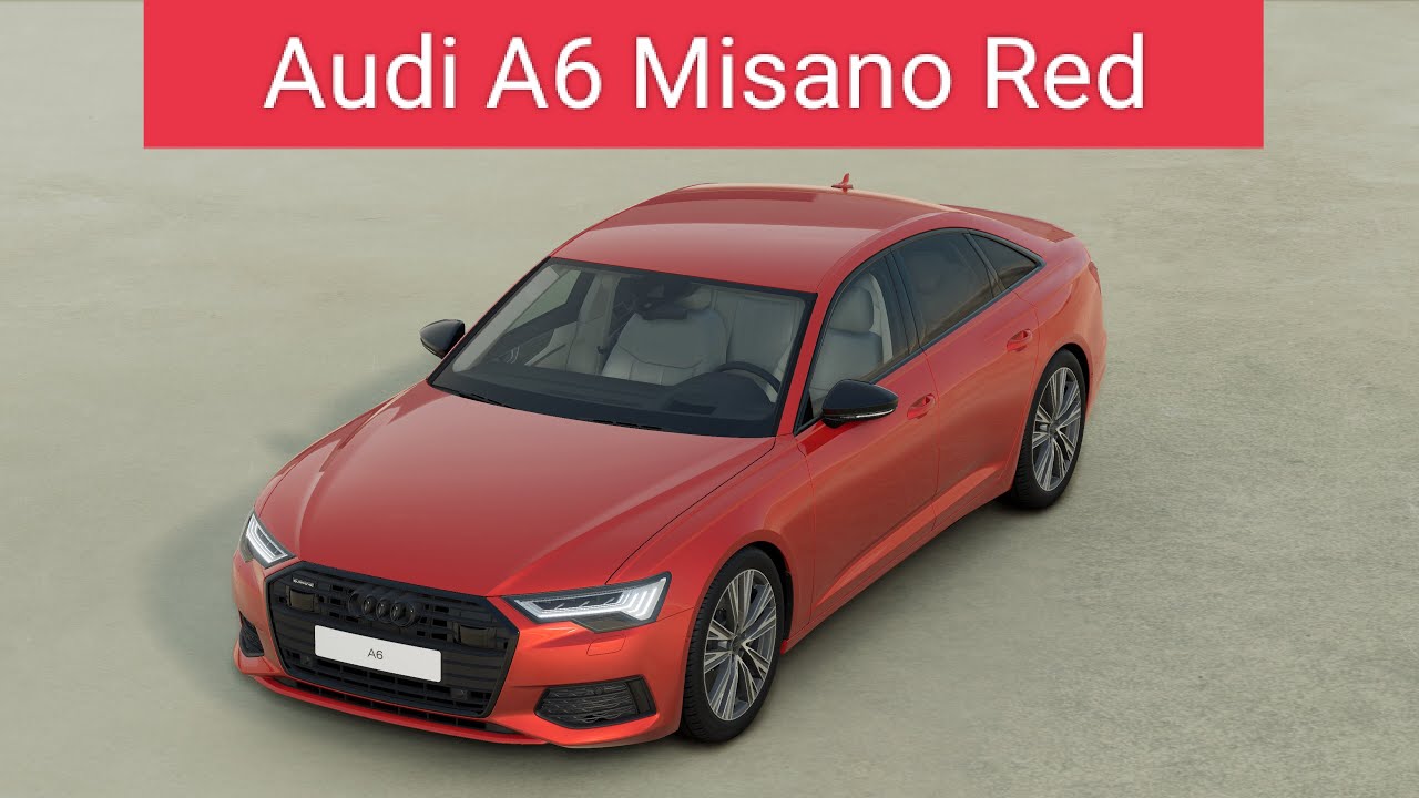 Audi A6 C8 Misano Red - The Epitome of Luxury with Beige Interior 2023 ...