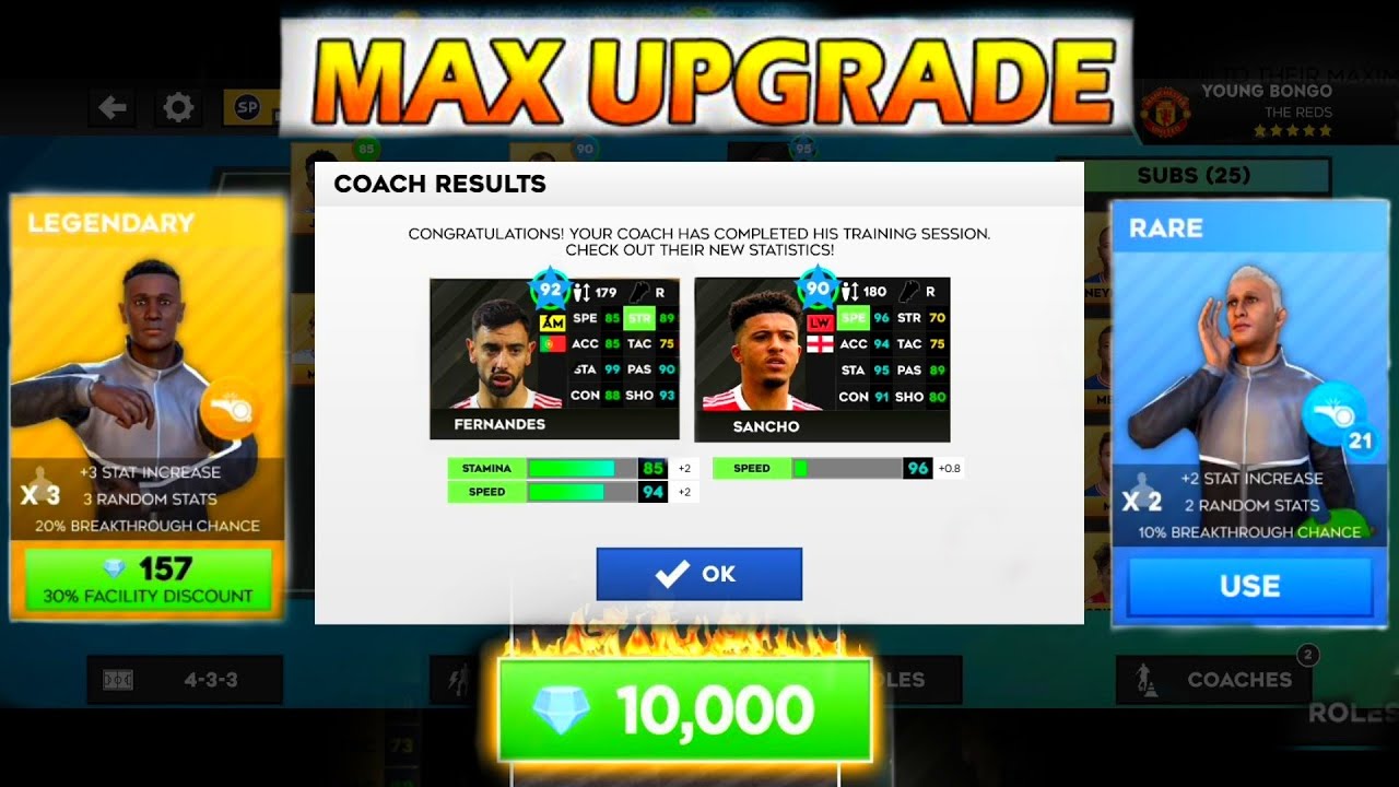 HOW TO MAX YOUR PLAYERS IN DLS 23 || MAXING AND UPGRADING MY PLAYERS TO ...
