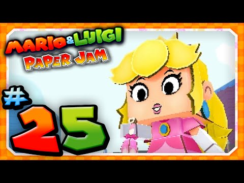 Mario and Luigi: Paper Jam - Part 25: Papercraft Peach vs Papercraft ...