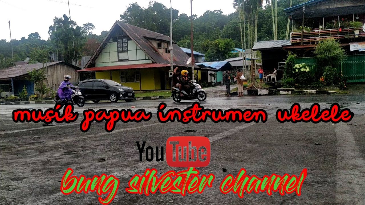 Musik papua instrumen ukulele - YouTube
