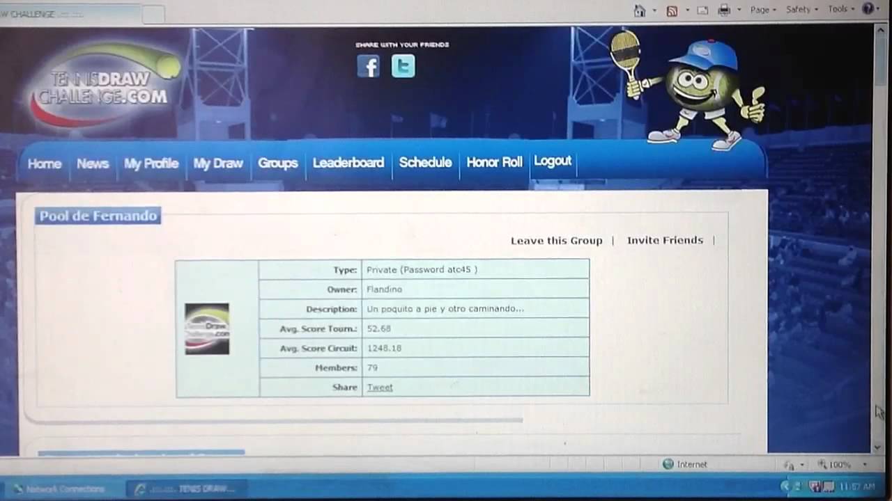 Tennis Draw Challenge (Demo) - YouTube