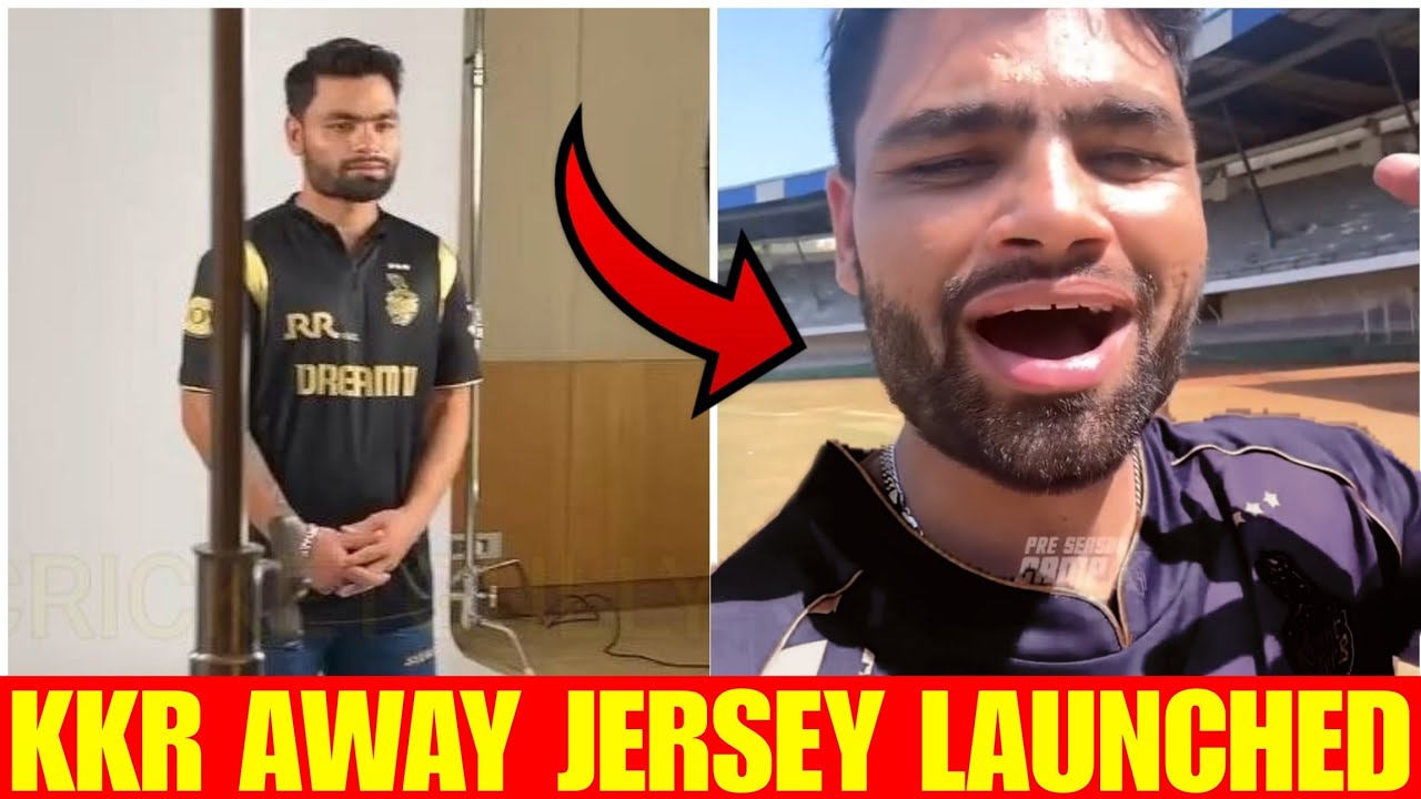 BREAKING IPL 2025: KKR New Black & Gold Jersey revealed by Rinku | Ami KKR Hai Taiyaar - YouTube