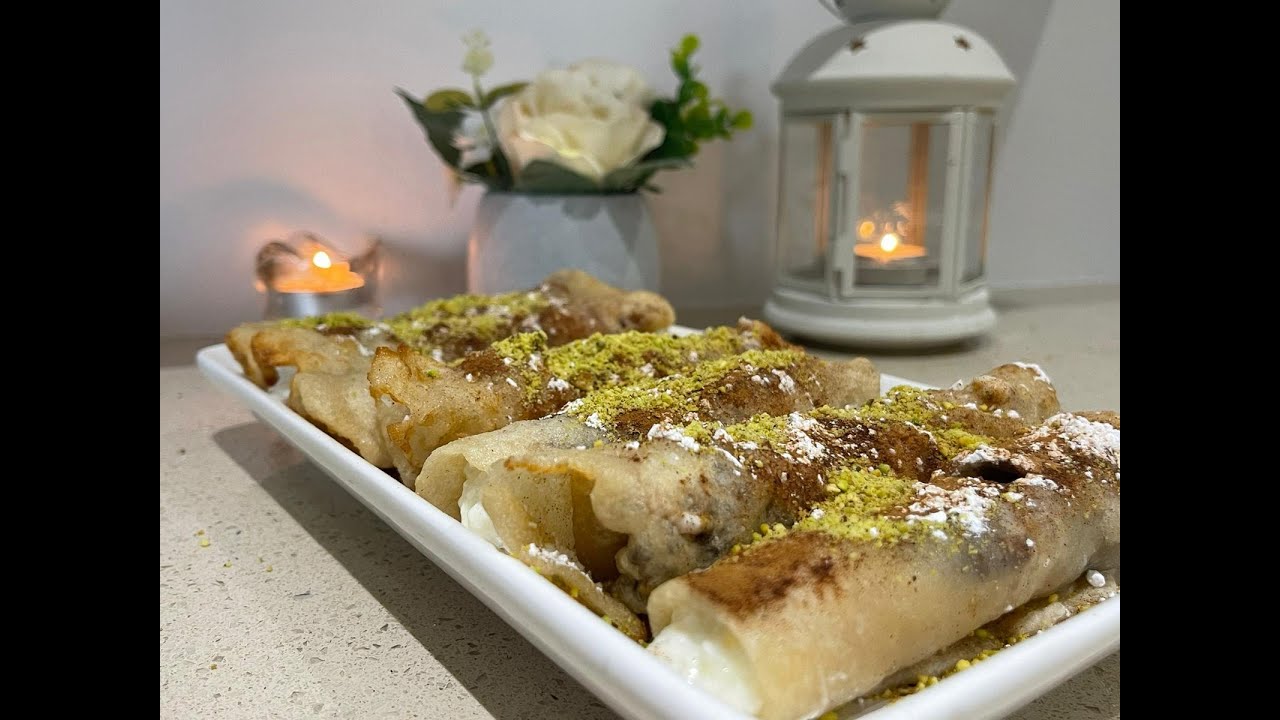 How to Make Syrian Zalabia with Cream Kishta – Authentic Recipe! - YouTube